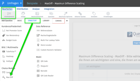 MaxDiff: Maximum Difference Scaling mit QuestionPro