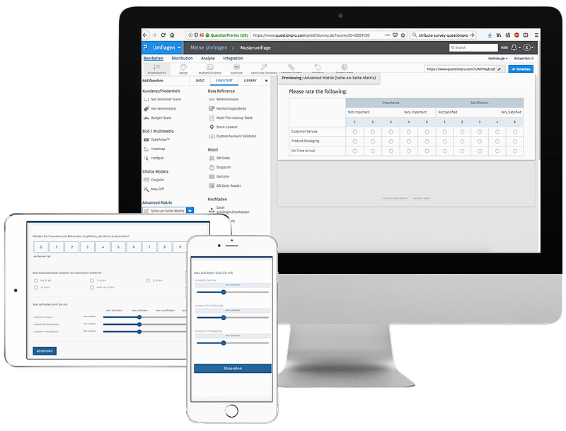 Survey Software And Professional Analysis Tool Questionpro