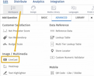 Videofeedback, Live Cast & Diskussionen - QuestionPro
