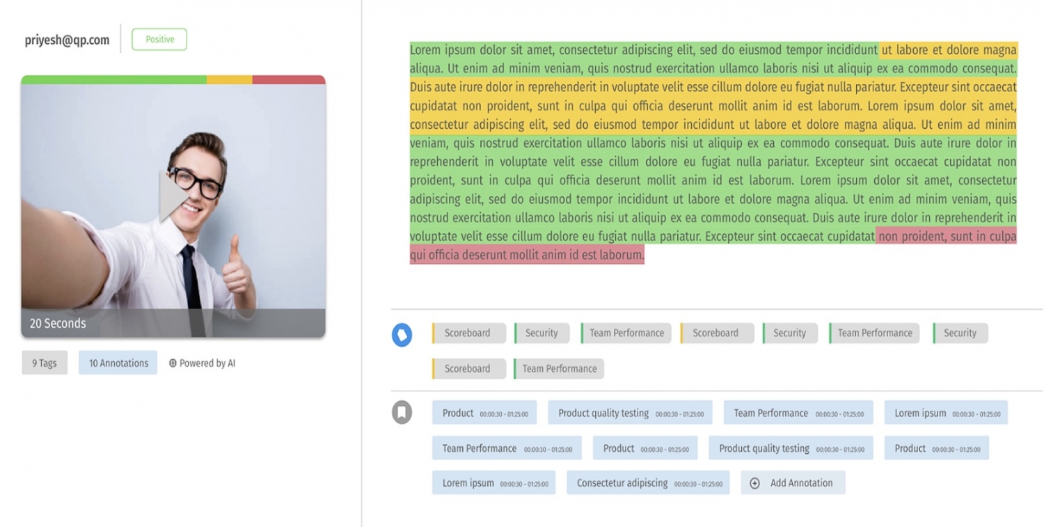 Videofeedback, Live Cast & Diskussionen - QuestionPro