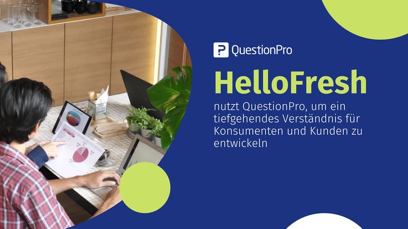 Case Study Marktforschung: Hello Fresh nutzt QuestionPro